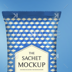 Packreate » Sachet Packet PSD MockUp 300g