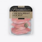 Packreate » Chicken Breast Plastic Meat Tray Packaging Mockup